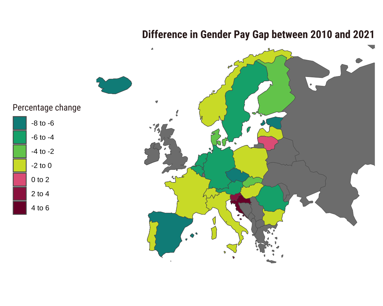 Data Visualization | MSc CSS: Gender Pay Gap Graph Replication